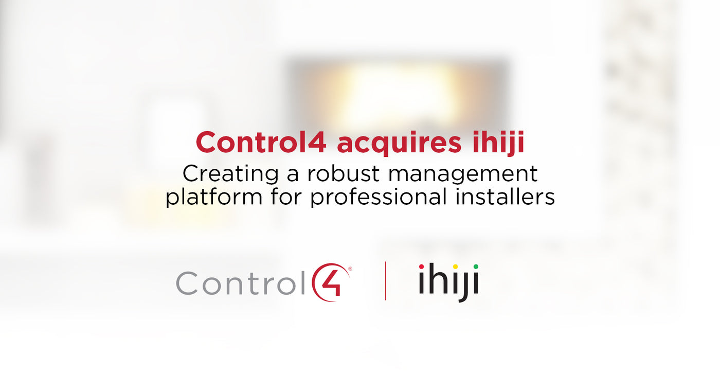 Control4 Acquires Ihiji - Elergy